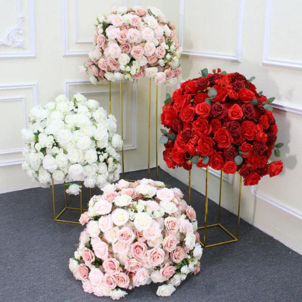 LUXE Pink Rose Table Centerpiece - 28 Inches