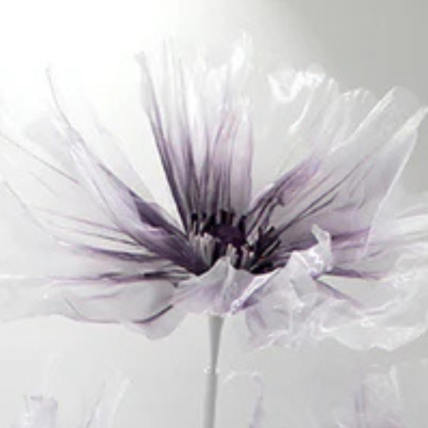 Single Stand with 3 Silk Gauze Wedding Flowers - Choice of Colors!