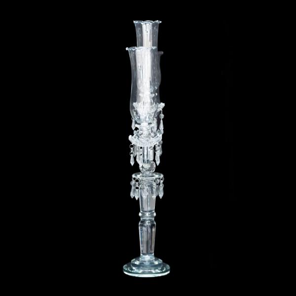 Decostar™ 3 Arm Crystal Candelabra 31 W/ Clear Glass Votive Holders ...
