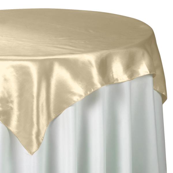 Bulk Economy Satin Overlay - 72 X 72 - 12 Pieces - Many Colors!
