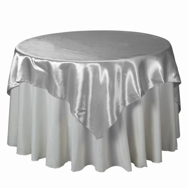 Bulk Economy Satin Overlay - 72 X 72 - 12 Pieces - Many Colors!