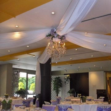 4-Panel Ceiling Draping Kit - HARDWARE ONLY