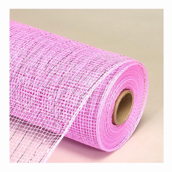 Decostar™ Decorative Poly Mesh Roll w/ Matching Metallic Stripes - MANY ...