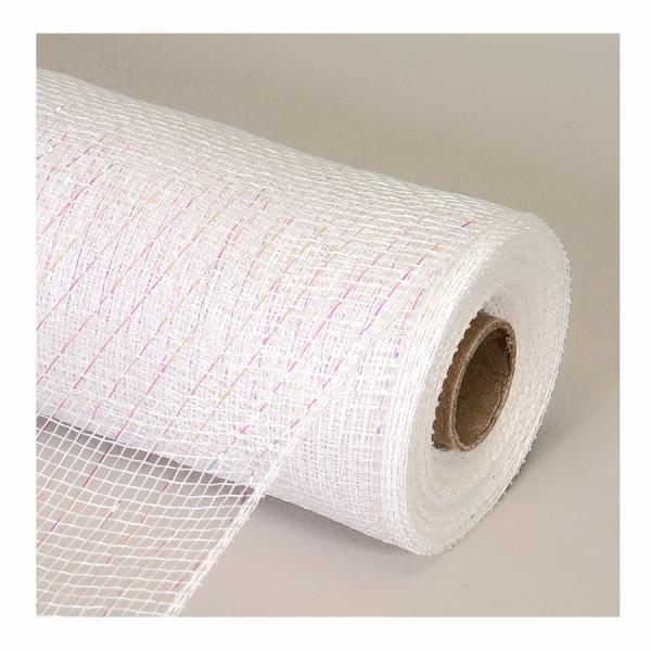 Decostar™ Decorative Poly Mesh Roll w/ Matching Metallic Stripes - MANY ...