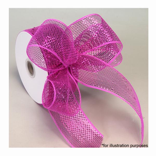 Decostar™ Decorative Poly Mesh Ribbon Roll w/ Full Metallic Foil - 18 ...