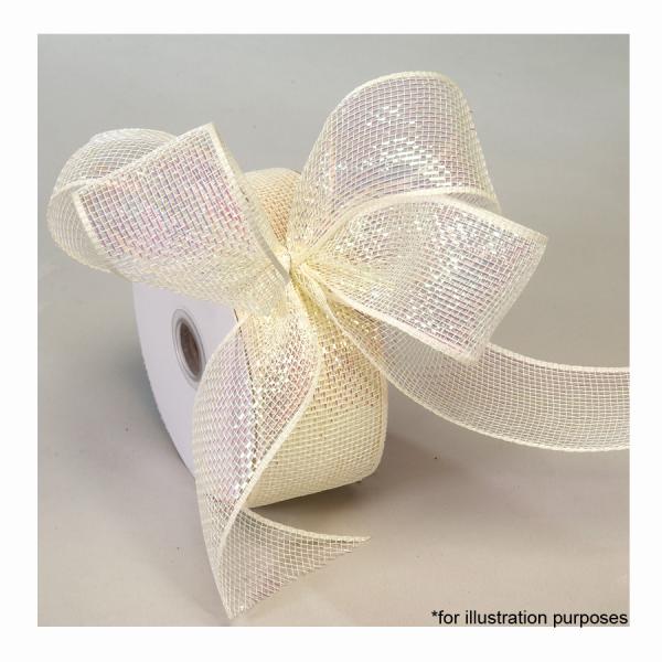 Decostar™ Decorative Poly Mesh Ribbon Roll w/ Full Metallic Foil - 18 ...