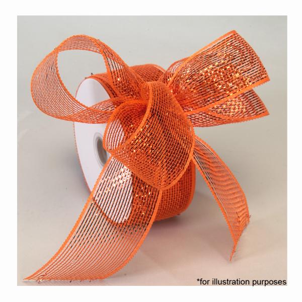 Decostar™ Decorative Poly Mesh Ribbon Roll w/ Full Metallic Foil - 18 ...