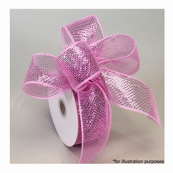Decostar™ Decorative Poly Mesh Ribbon Roll w/ Full Metallic Foil - 18 ...