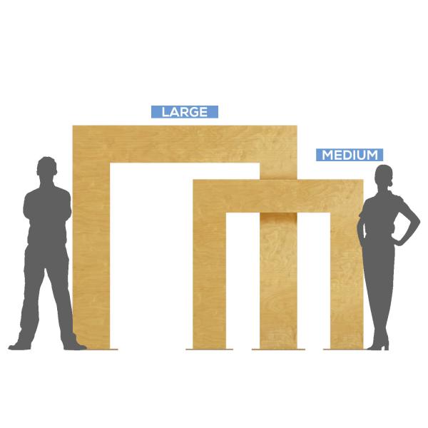Collapsible 3D Square Open Arch - Set of 2 Arches!