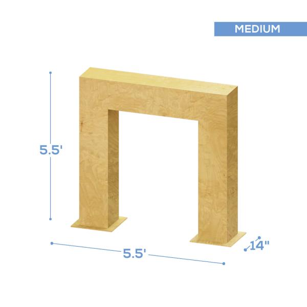 Collapsible 3D Square Open Arch - Set of 2 Arches!