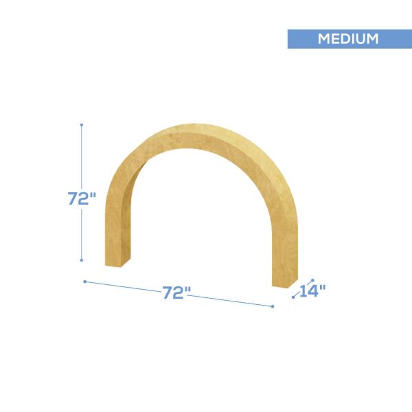Collapsible 3D Curved Open Arch - Extra Wide - Size Options!