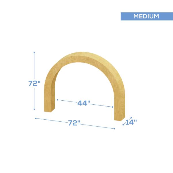 Collapsible 3D Curved Open Arch - Extra Wide - Size Options!