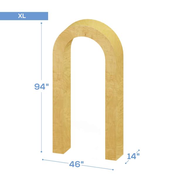 Collapsible 3D Curved Open Arch - Choose your Size!