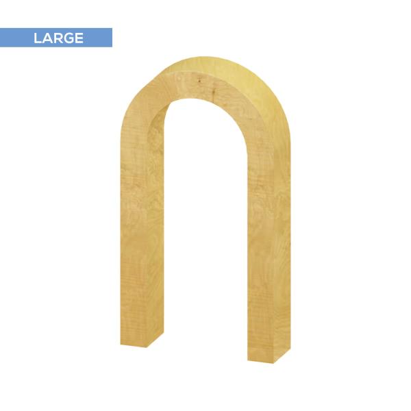 Collapsible 3D Curved Open Arch - Choose your Size!