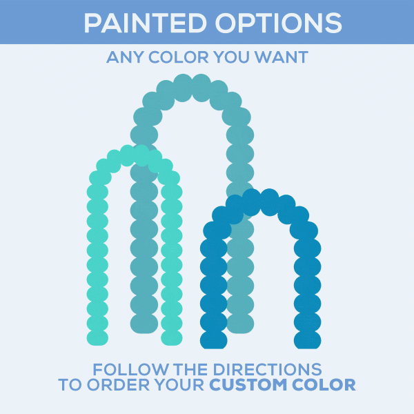 Open Arch Bubble Collapsing Chiara Wall Panel - Select Your Size!