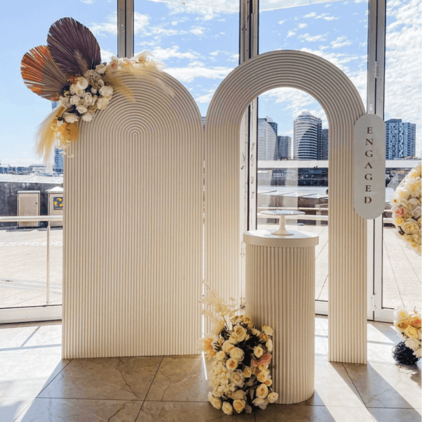 Open Ripple Arch Collapsing Chiara Panel - Select Your Size!