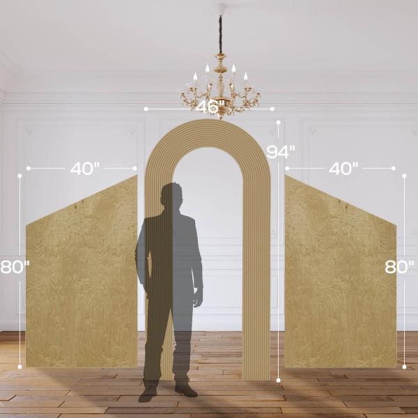 The Lucy Chiara 3 Piece Collapsing Wall Panel Set
