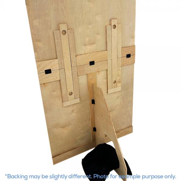 Angled Collapsing Chiara Wall Panel (Left Leaning) - Select Your Size!