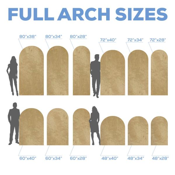 Full Arch Collapsing Chiara Wall - Select Your Size!