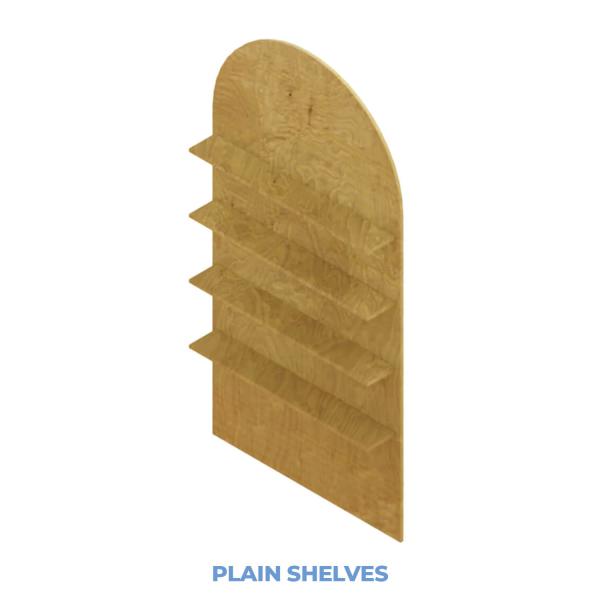 Collapsible Full Arch Interchangeable Shelf Chiara Wall - 80 Tall x 38 Wide