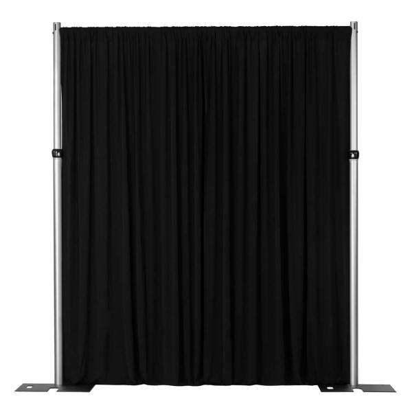 4-Way Stretch Spandex Drape Panel - 10ft Long - Black