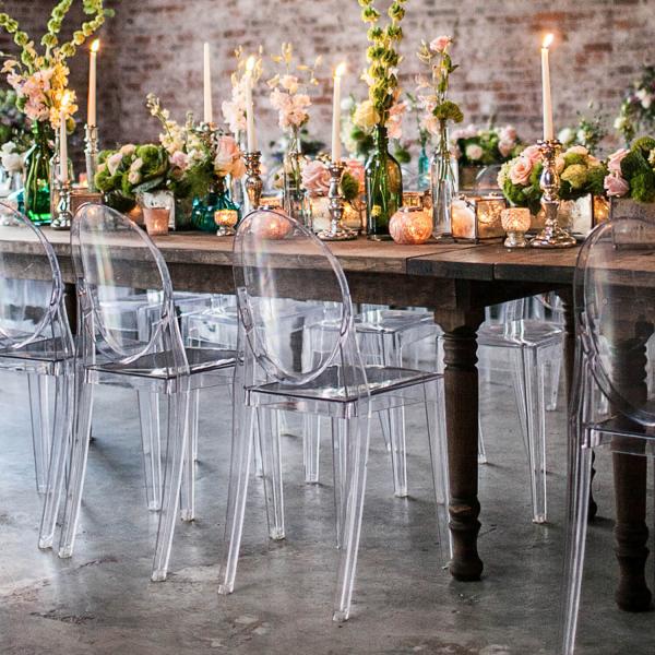 Ghost Side Chair in Transparent Crystal