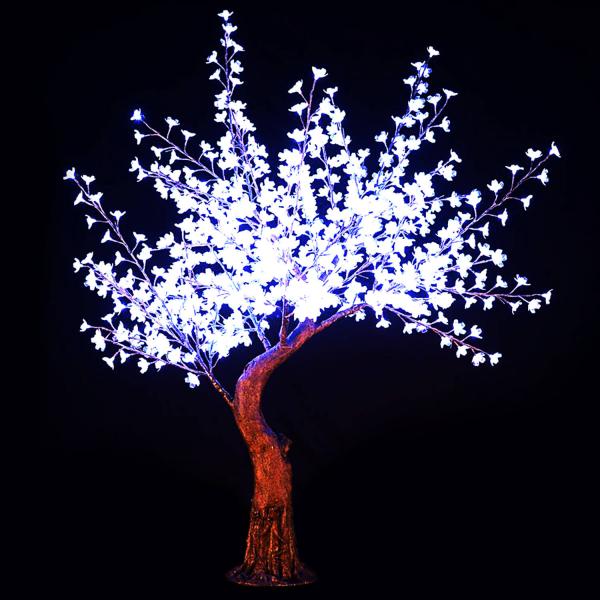 Lighted Grand Centerpiece or Floor Cherry Blossom LED Tree - AC Adapter ...