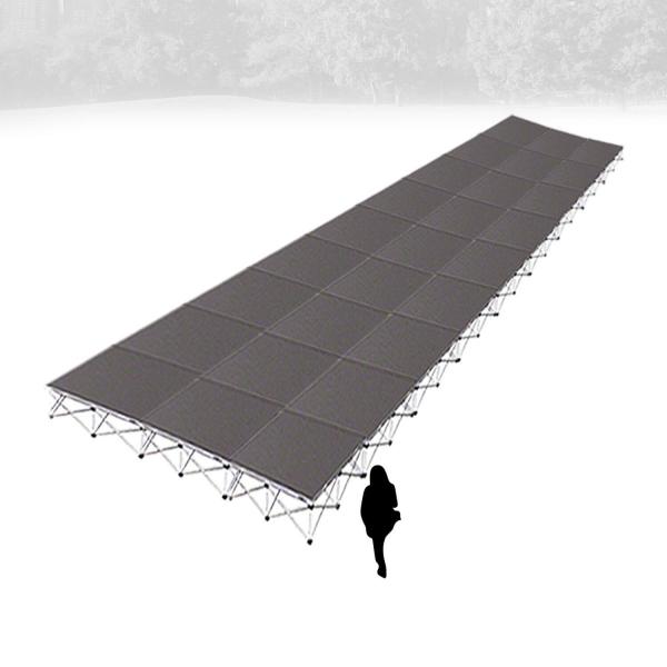 IntelliStage - Lightweight Portable Stage - 12ft x 36ft Platform ...