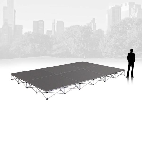 IntelliStage - Lightweight Portable Stage - 12ft x 8ft Platform & Riser ...