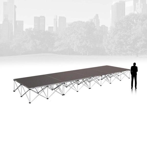 IntelliStage - Lightweight Portable Stage - 4ft x 16ft Platform & Riser ...