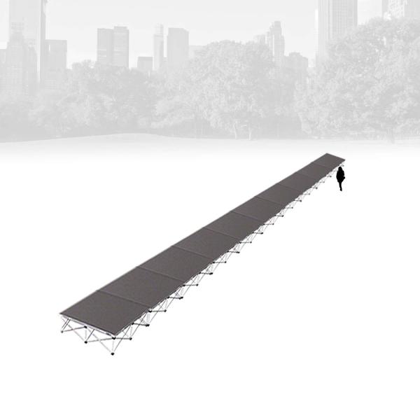 IntelliStage - Lightweight Portable Stage - 4ft x 40ft Platform & Riser ...