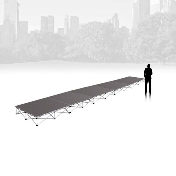 IntelliStage - Lightweight Square Portable Stage - 3ft x 15ft Platform ...