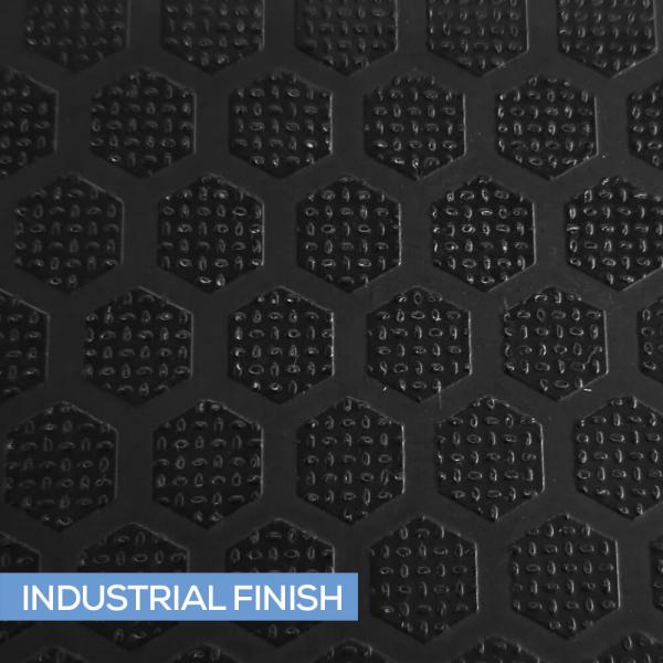 3X3 PLATFORM W 24 - 32 LEGS - Aluminum/Industrial Finish