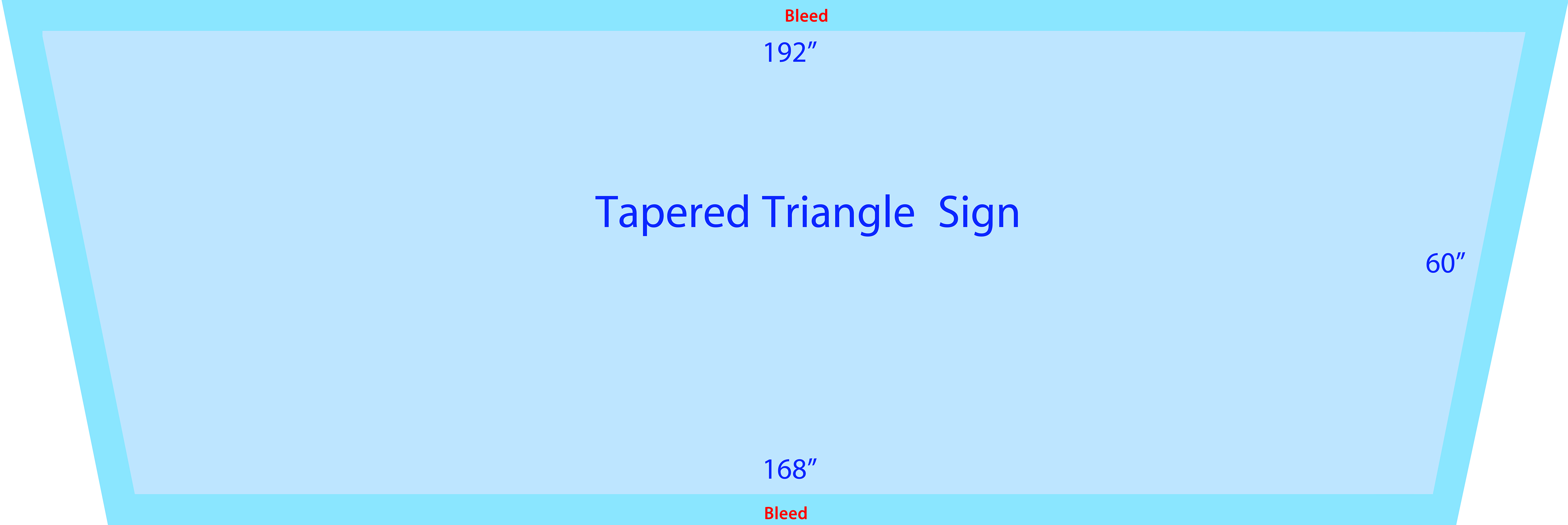 16ft Triangle Tapered Hanging Banner Kit (Double Sided)