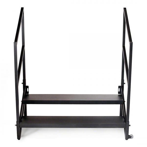 Fixed Stair System for 24 High Stages w/ 2 Step (8 and 16 High ...