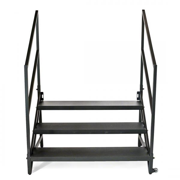 Fixed Stair System for 32 High Stages w/ 3 Step (8, 16 and 24 High ...