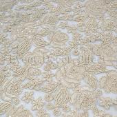 Ivory - Sweetheart Lace Overlay - Many Size Options