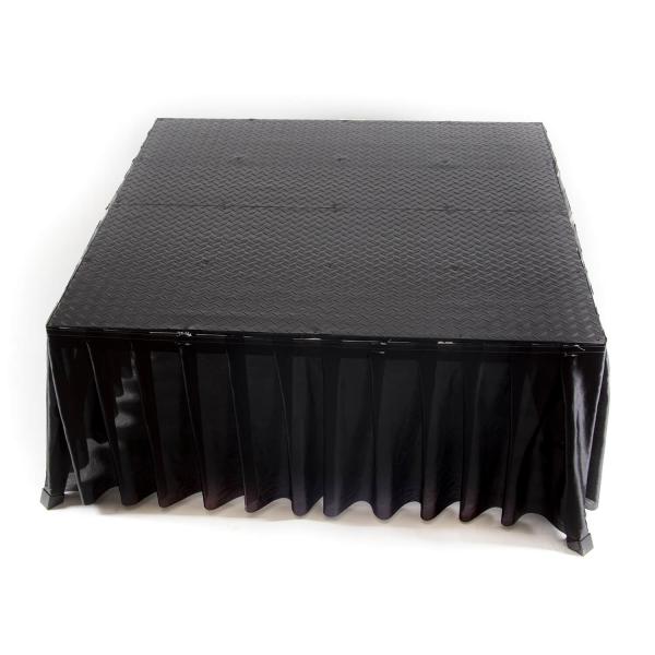 MyStage - Black Velcro Skirting for Portable Stage