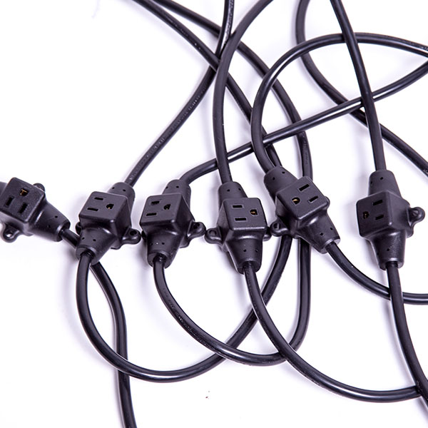 30ft Multi Outlet Power Cable - Outlet Every 4ft!