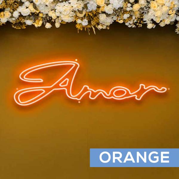 Neon Sign Amor - Choose your Size and Color!