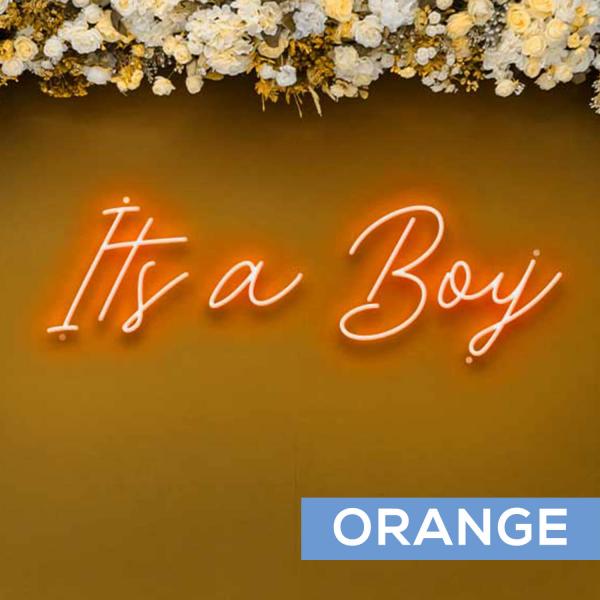 Neon Sign It's a Boy - Choose your Size and Color!