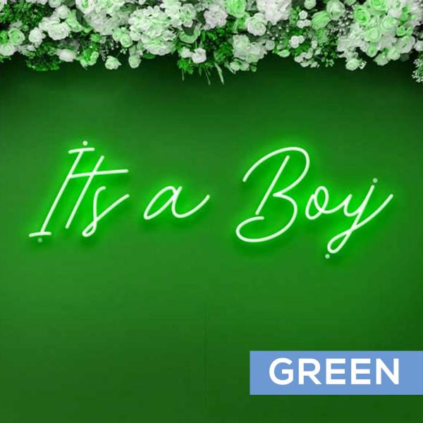 Neon Sign It's a Boy - Choose your Size and Color!