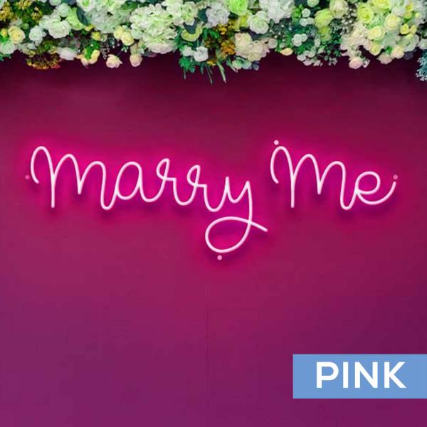 Neon Sign Marry Me - Choose your Size and Color!