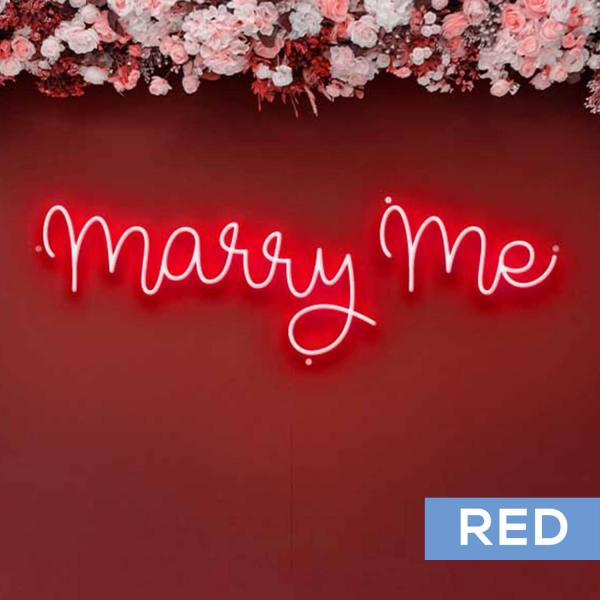 Neon Sign Marry Me - Choose your Size and Color!