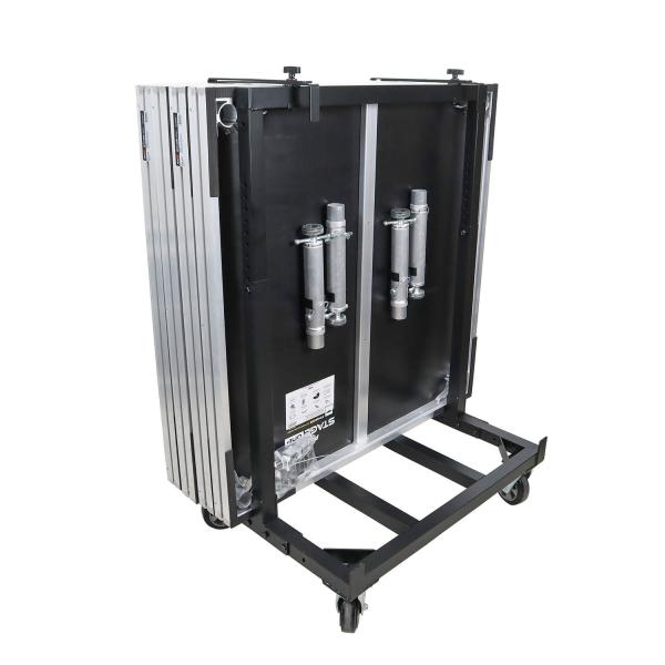 StageQ™ & STAGEone™ Universal Portable Rolling Dolly Fits up to (6-8 ...