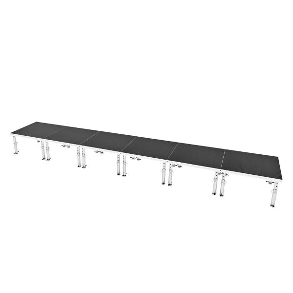 StageOne 24 x 4 Ft. Portable Stage Package - Includes 6x Units with ...