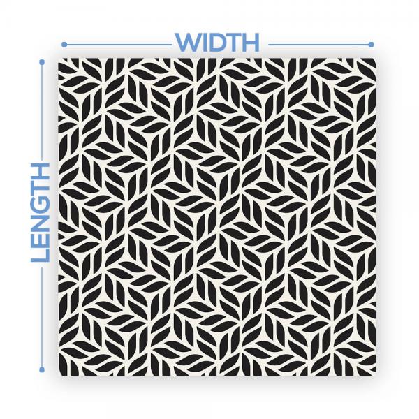 Premium Vinyl Dance Floor Wrap Custom Size - Geometric Floraze
