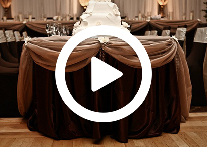 Round Table Draping w/ Satin Valance - Instructional Video