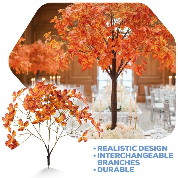 Artificial Single Fall Leaf Branch | Interchangeable Branch for ModTree ...