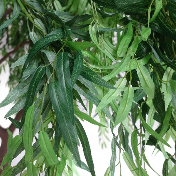 10ft Artificial Willow Tree — Green, 20 Interchangeable Branches ...